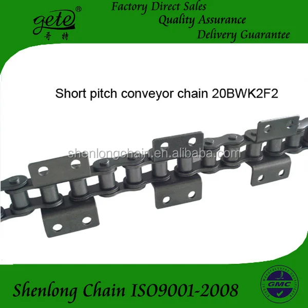 Din8187 Roller Chain 20b-1 With M1 Attachments Every 3rd Out Plate One ...