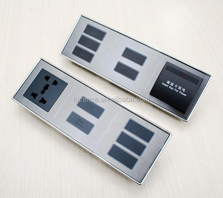 Schalters for Smart Hotel - 12V Modbus Room Operating Panels