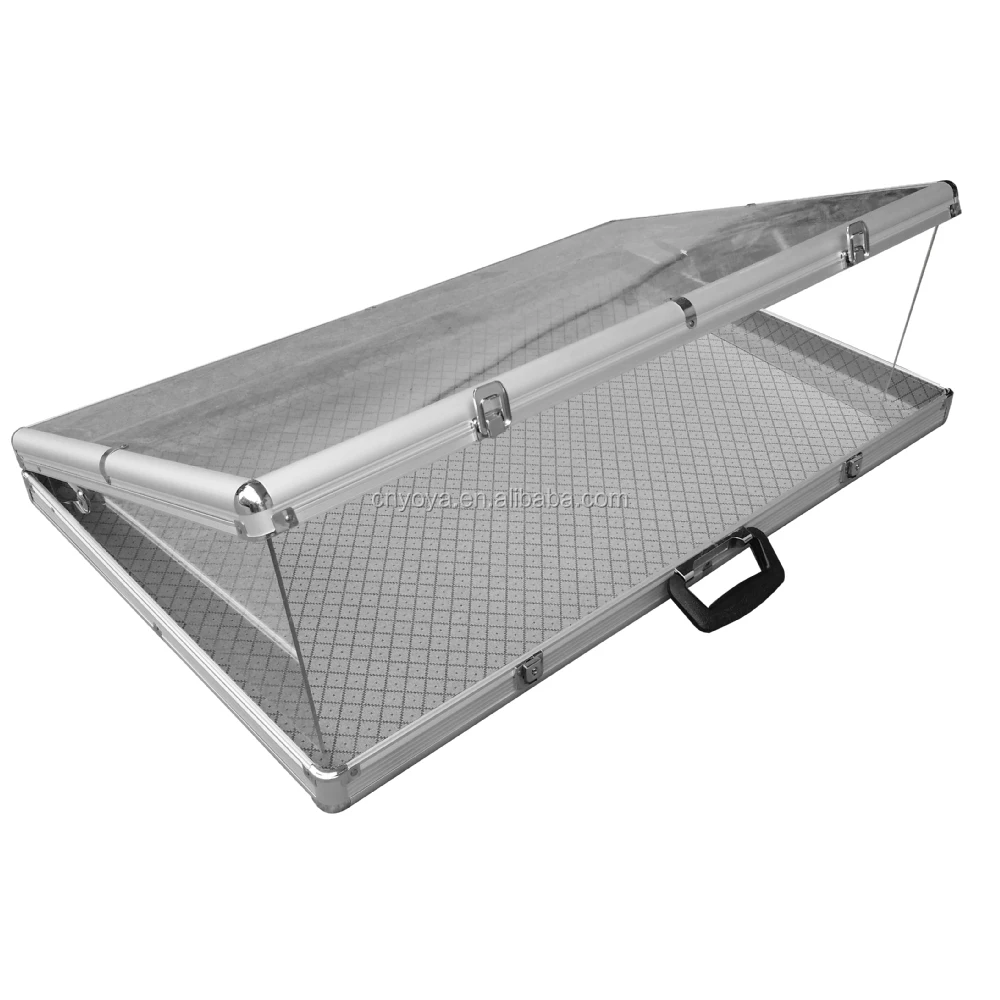 Large Aluminum Glass Top Display Locking Used Glass Display Cases - Buy ...