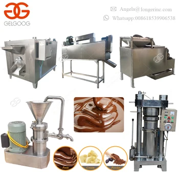 Industrial Cocoa Powder Processing Machine Cacao Grinder Cocoa Butter ...