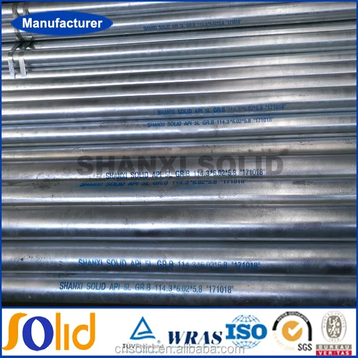 Welded Schedule 80 Pre Galvanized Steel Pipe Manufacturer - Buy Ss304 ...