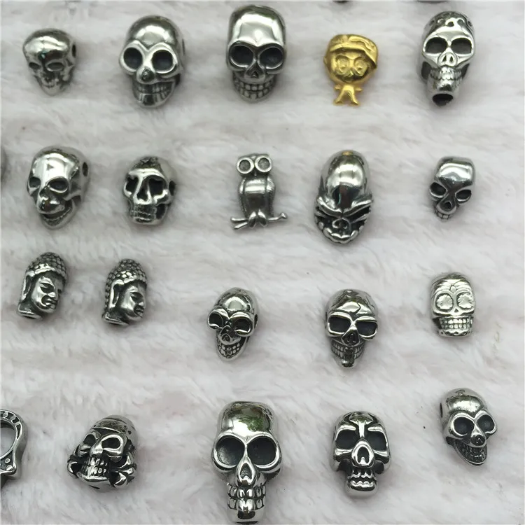 Wholesale Stainless Steel Skull Beads for Jewelry Making