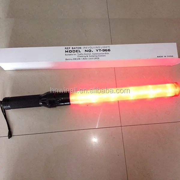 LED Traffic Rechargeable Marshalling Torches - Bright & Durable