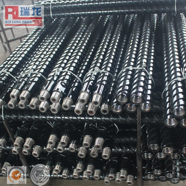 38-113mm Salt Screw Auger Conveyor Rod Hydraulic Earth Auger Drill Pipe ...