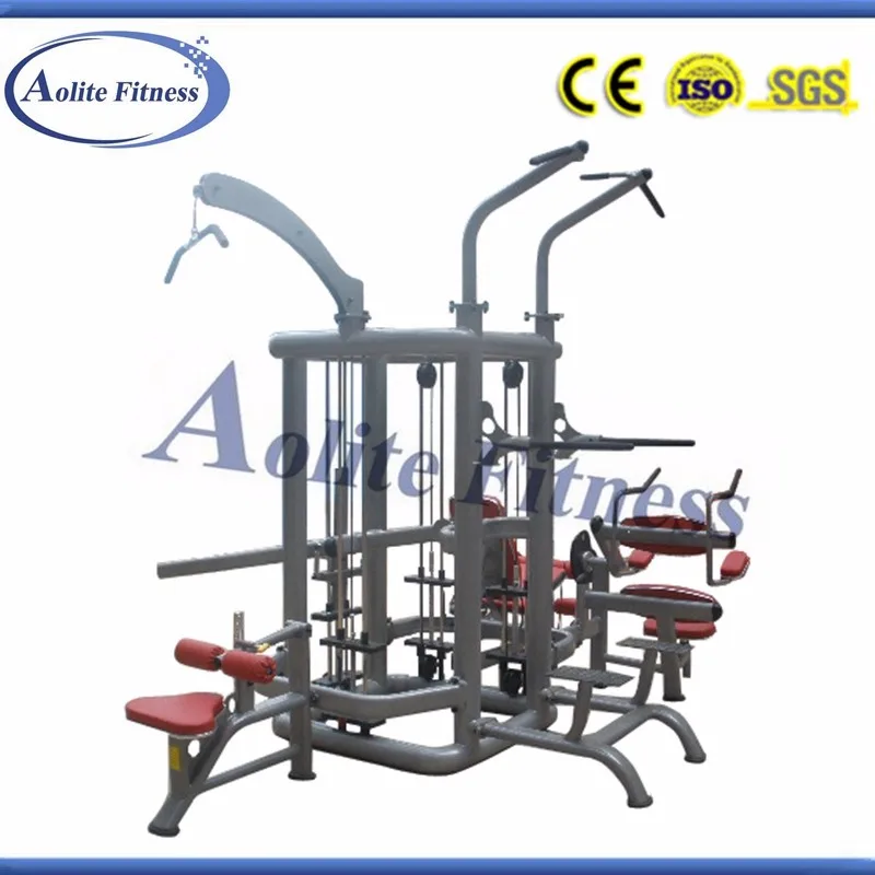 Indoor Used Gym Fitness Equipment 4 Station Multi Gym Machine For ...