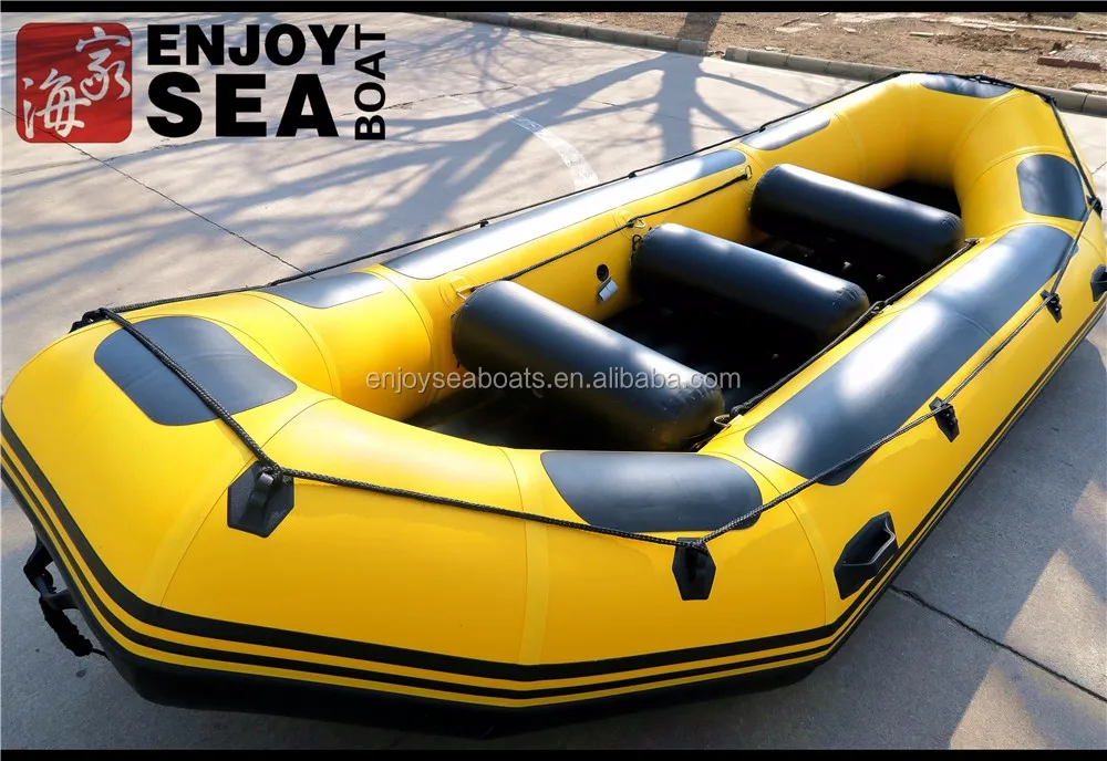 Heavy Duty Double Floor River Boat White Water Rafting 8 Persons River ...
