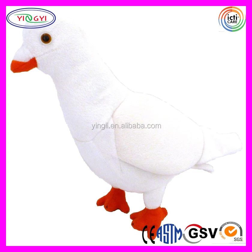 D388 Peace White Pigeon Toy The Pigeon Plush Stuffed Animals - Buy The ...