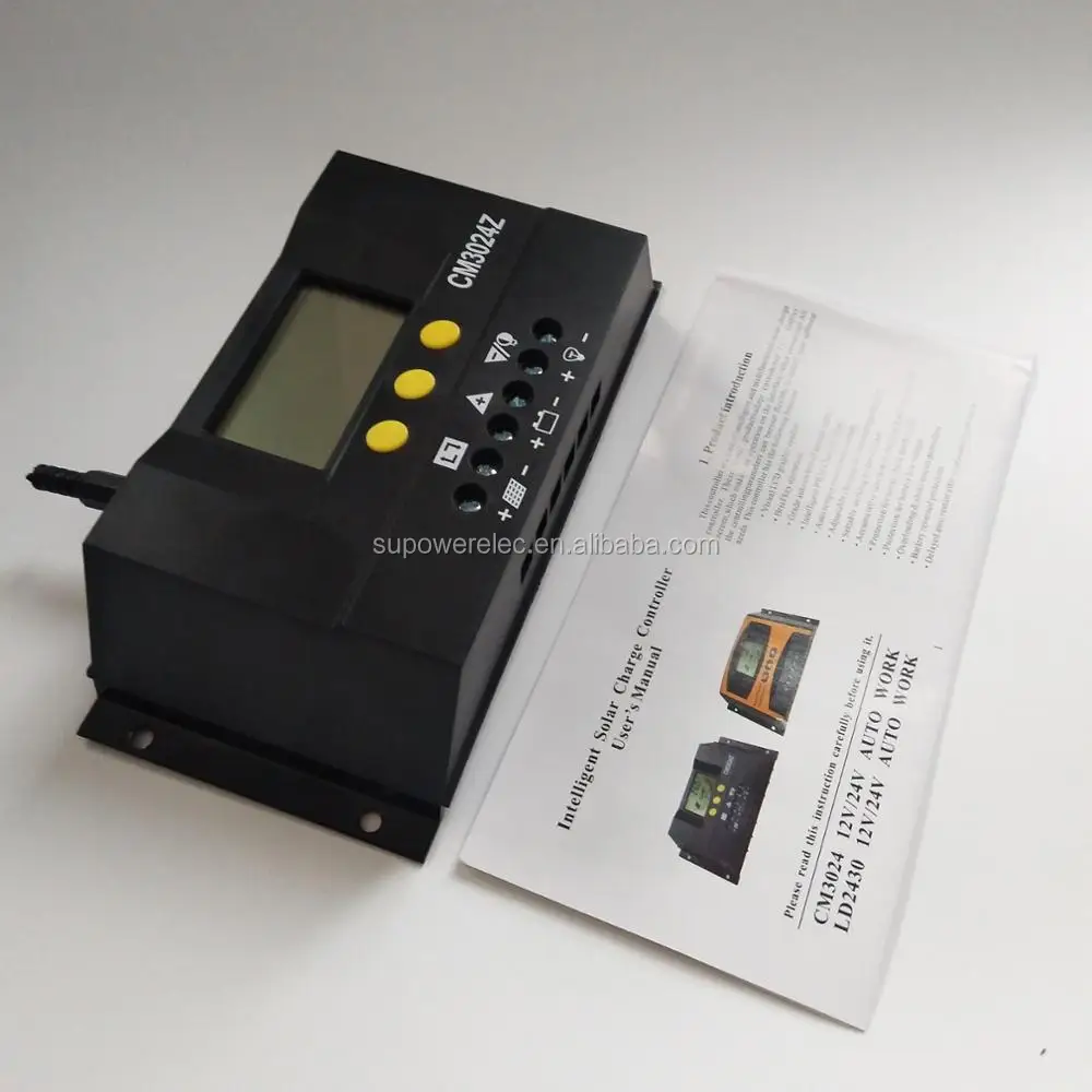 Ce Rohs With Temperature Sensor Lcd Current Display Pwm Solar Charge ...