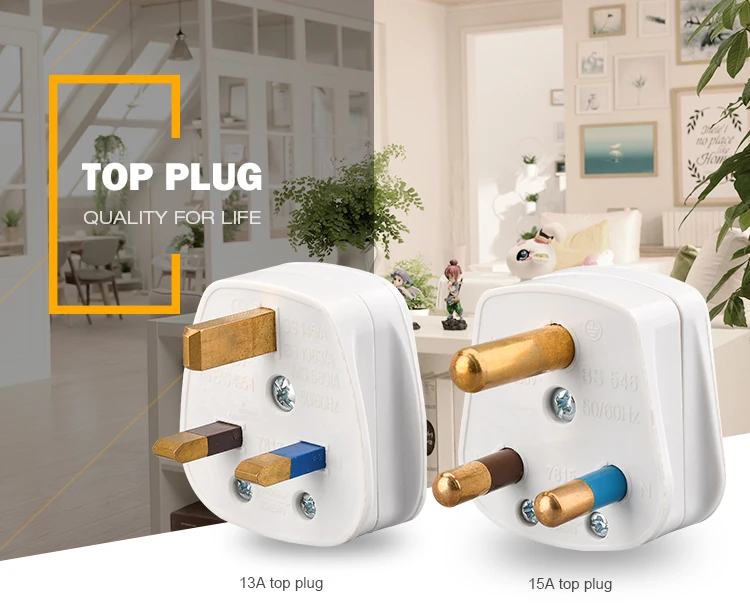 British Standard Bakelite Copper 13 Amp 220v 250v Plug - Buy 13a 3 Pin ...