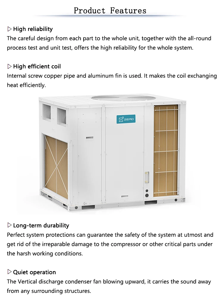 Zero Rooftop Unit Price 10 Ton Rooftop Package Air Conditioner Hvac ...