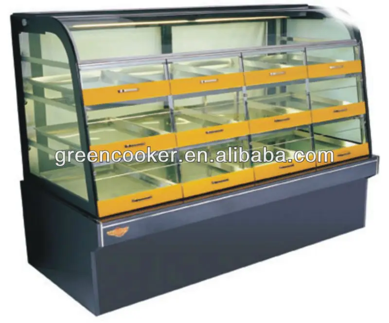 Cake Display Counter - Refrigerated Display Case of Cakes