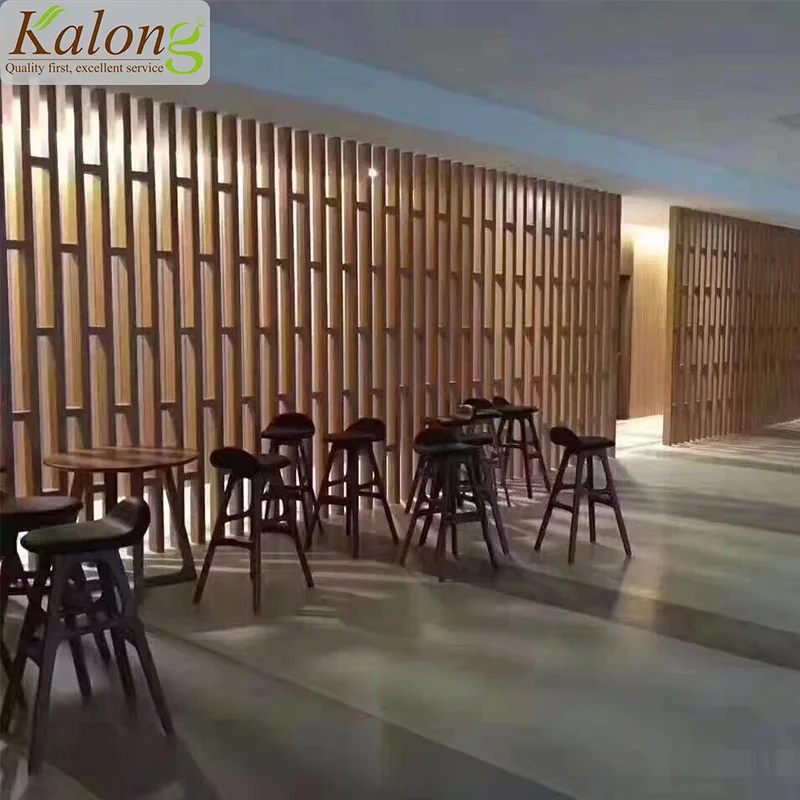 Special Design Wpc Wooden Composite Square Tube Partition And Ceiling ...