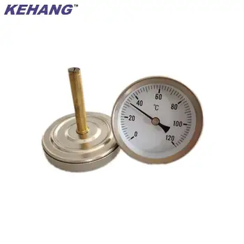 Industrial Bimetal Hot Water Thermometer Pipe Temperature Gauge ...