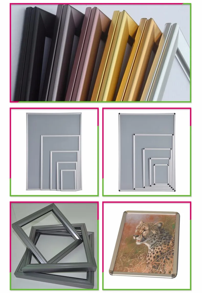 A0 A1 A2 A3 A4 Hanging Poster Photo Snap Frame With Aluminum Profile 25mm Snapper Frame - Buy A0 ...