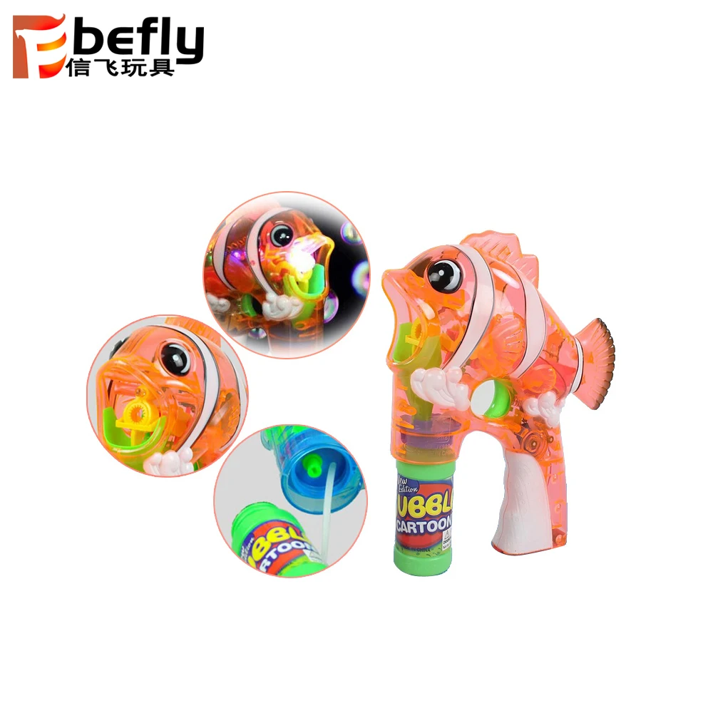 Cheap Transparent Fish Bubble Gun Toy With Light - Buy Bubble Toy,Fish ...