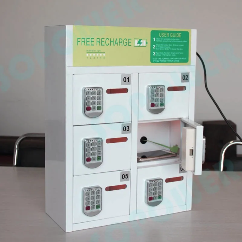 Multiple Usb Charger Locker Cell Phone Charging Station Digital Locker ...