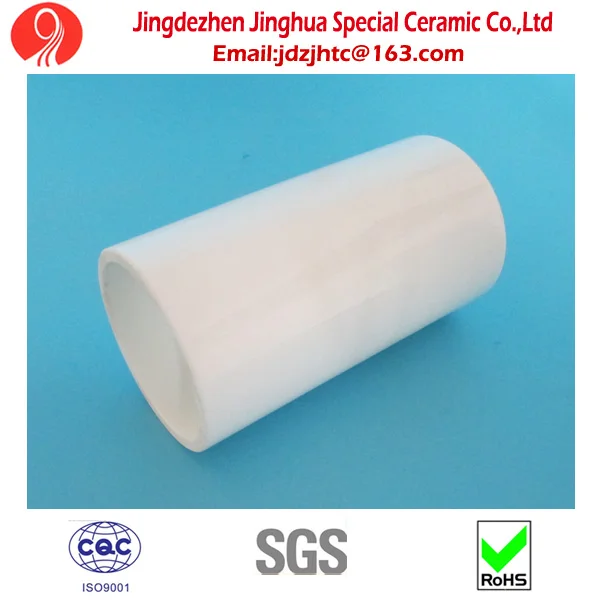 Glazed / Dielectric / 95% Alumina Ceramic Tube / Electrical Insulator ...