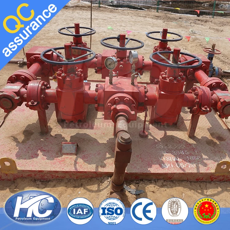 Api 16c Oil Well Control Choke And Kill Manifold / Hydraulic Manifold ...