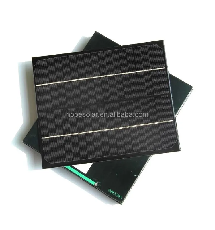 DIY modul surya 6W 18V monokristalin silikon sel surya PET Panel surya ...