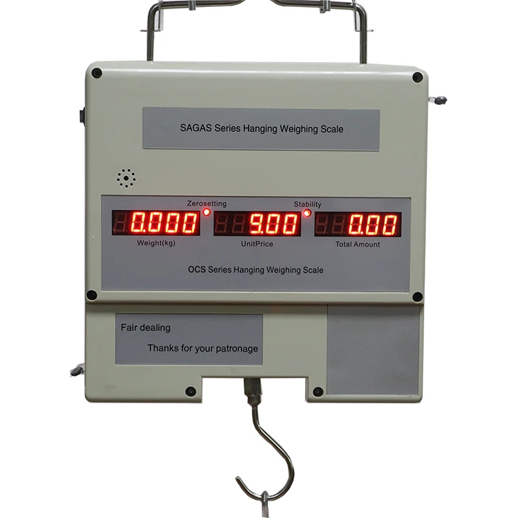 30kg Double Sides Lcd Display Hanging Digital Price Computing Scale