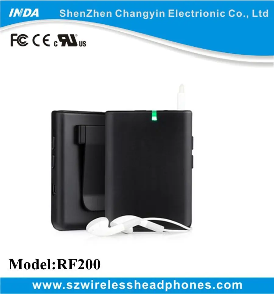 Universal Wireless Mini Silent Disco Transmitter Receiver Body Pack ...