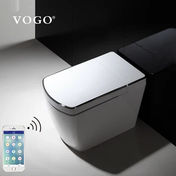 Women Waterless Wc Wall Mounted Push Button Smart Toilet Bidet - Buy ...
