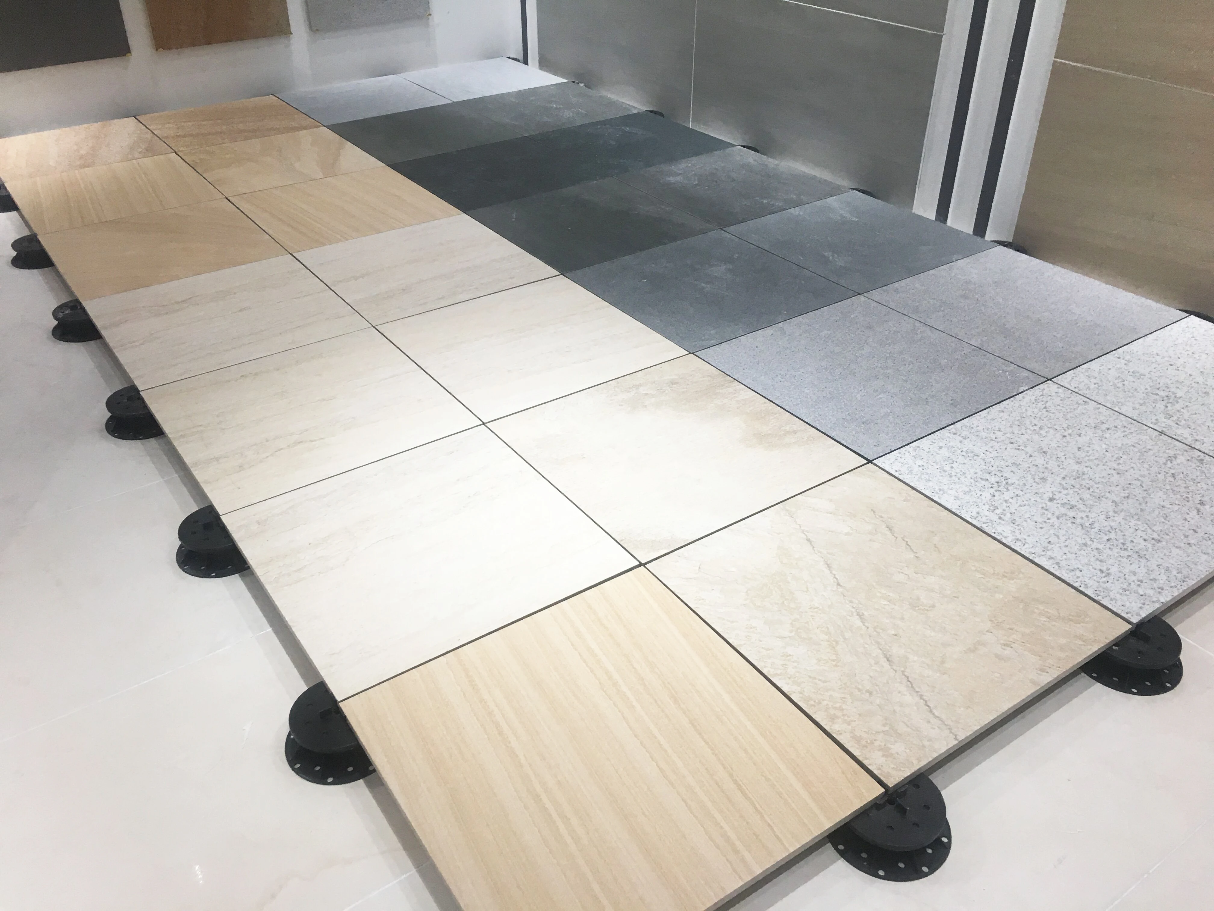 Outdoor Plaza Ceramic Tile Pavement Garage Rustic Floor Tile