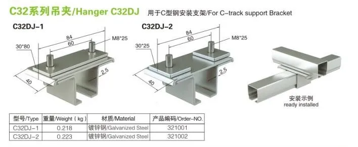 C32 Cable Trolley -- C-track Festoon System For Overhead Crane - Buy C ...
