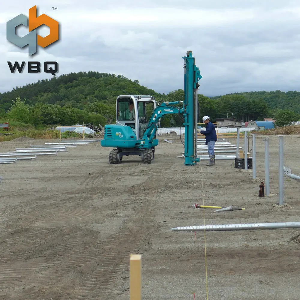 WBQ Ground Screw Spiral Pile Drilling Machine - High Efficiency