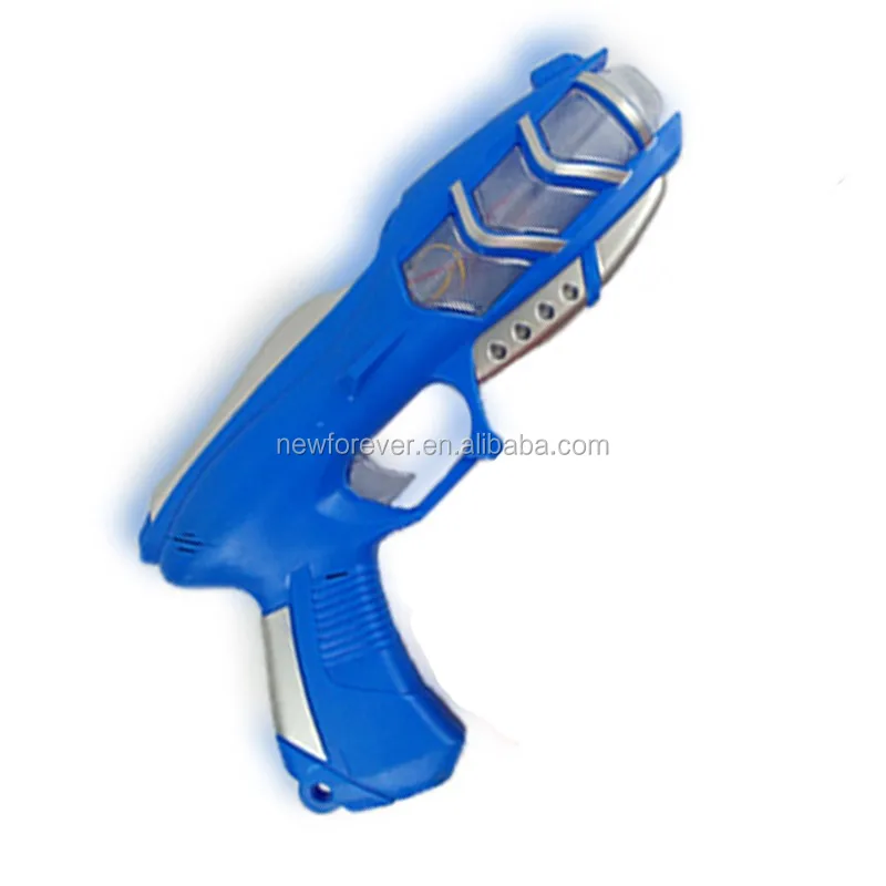 Blinkee Light Up Spinning Barrel Space Gun- Laser Space Blaster Toy ...