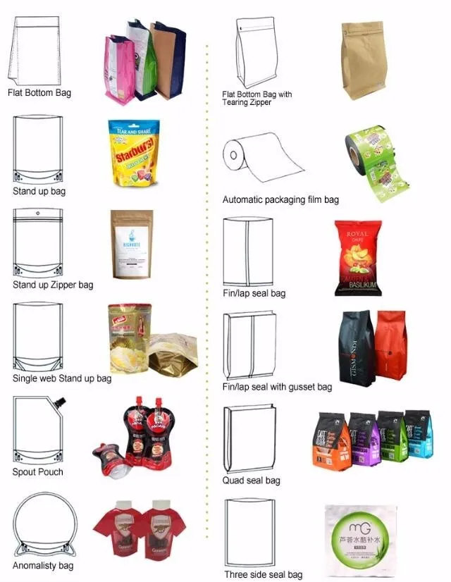 10kg Basmati Rice Packaging Bag /stand Up Pouch With Zipper For ...