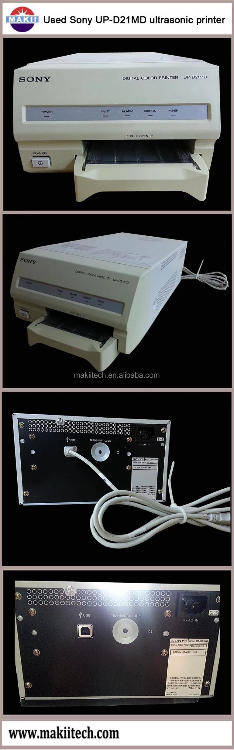 Used Ultrasound Printer Color Video Printer Sony Svo-9500md/up-21mds ...