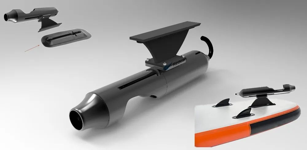 Surfboard Electric Fins - High Speed & Power Propellers