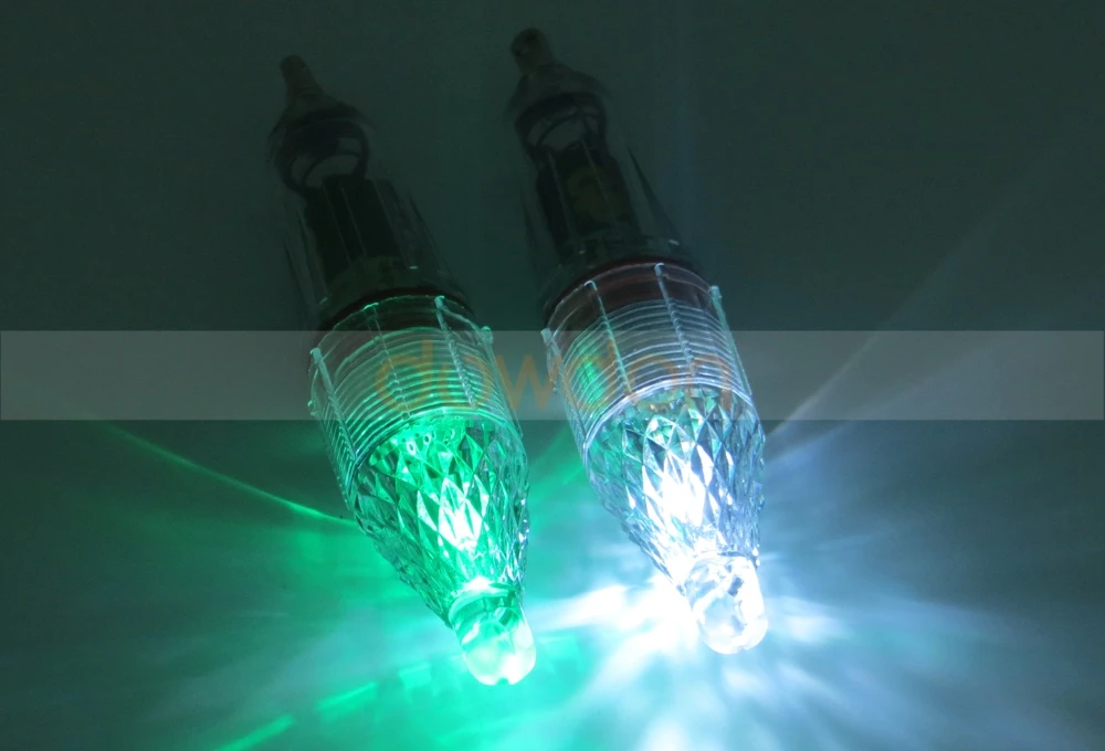 17 12cm Attract Fish Lure Lamp Green LED Fishing Float Light