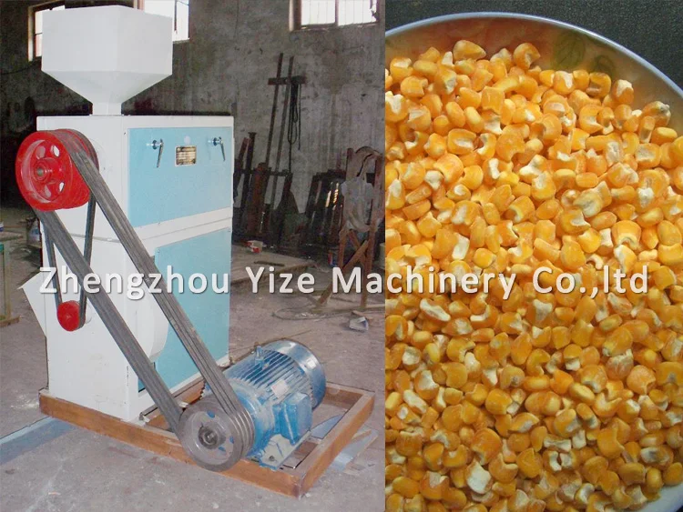 Emery Roll Corn Peeling and Polishing Machine - Yize