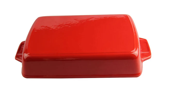 Cast Iron Cookware Deep Baking Dish,Baguette Baking Tray,Pizza Bakeware ...