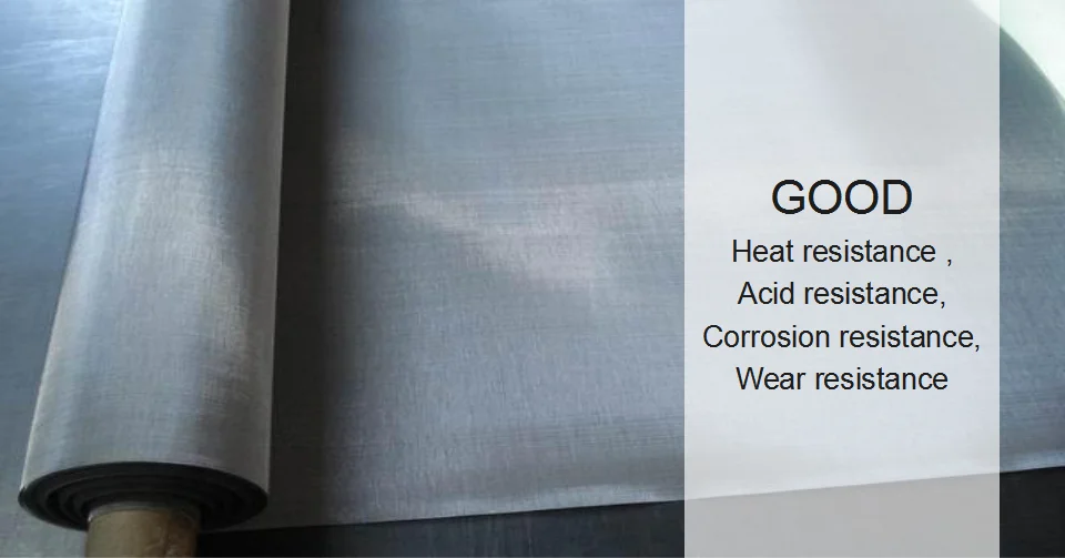 60 Microns Stainless Steel Wire Mesh / Fine Metal Mesh Fabric - Buy 60 ...