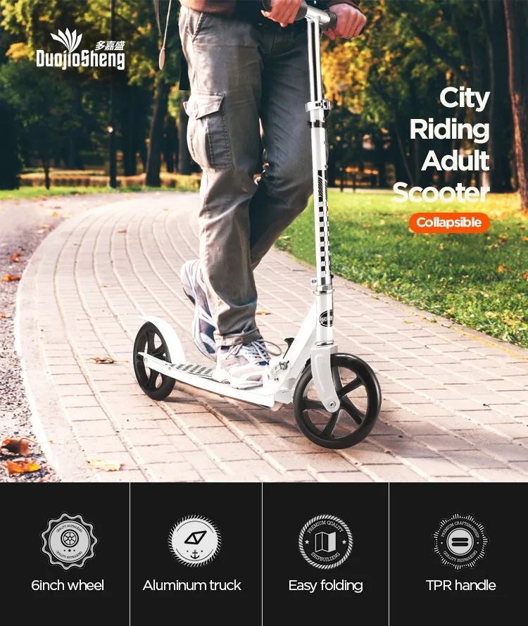 High Quality Big Wheel Adult Kick Scooter With Aluminum - Buy Kick ...