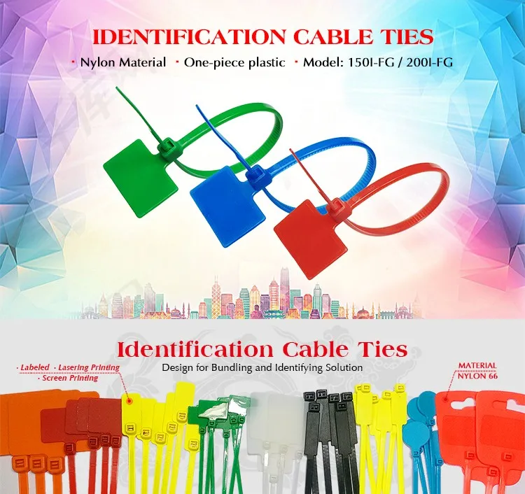 Nylon Cable Marker Ties (model 150i-fg / 200i-fg) - Write On | Self ...