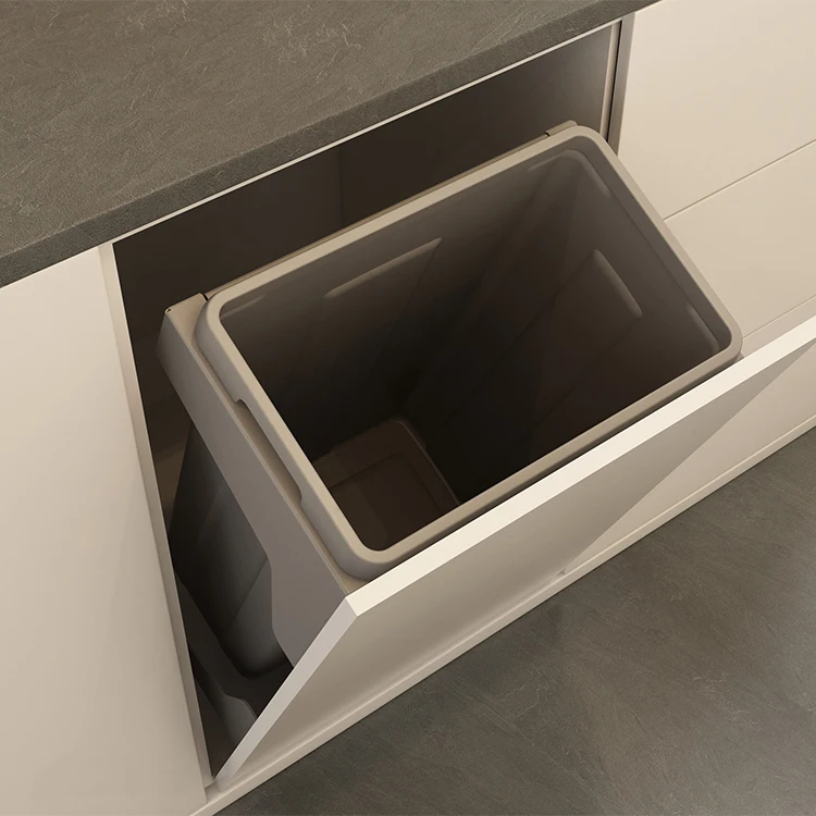 Metrube for Home Tilt Out Trash Can Kitchen Flip down Waste Bin - 35L ...