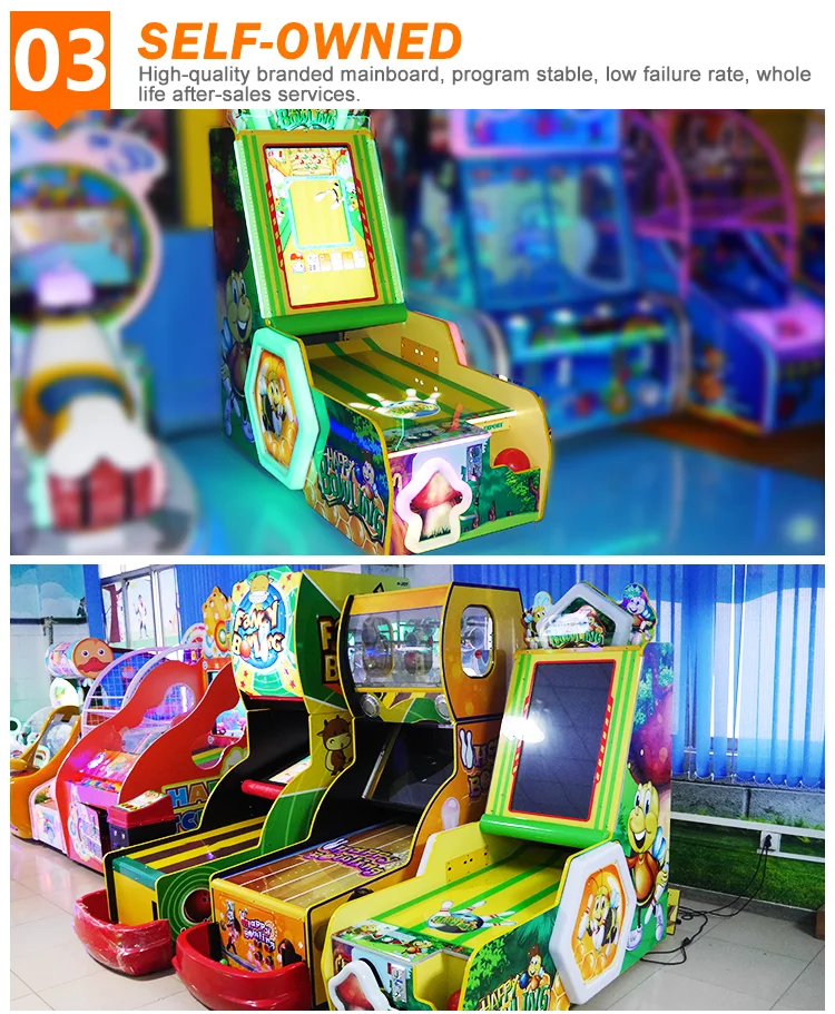 Threeplus Indoor Mini Happy Bowling Arcade Redemption Game Machine ...