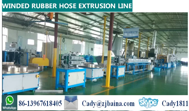 High Pressure Rubber Hose Making Machine / Hydraulic Rubber Hose Making ...