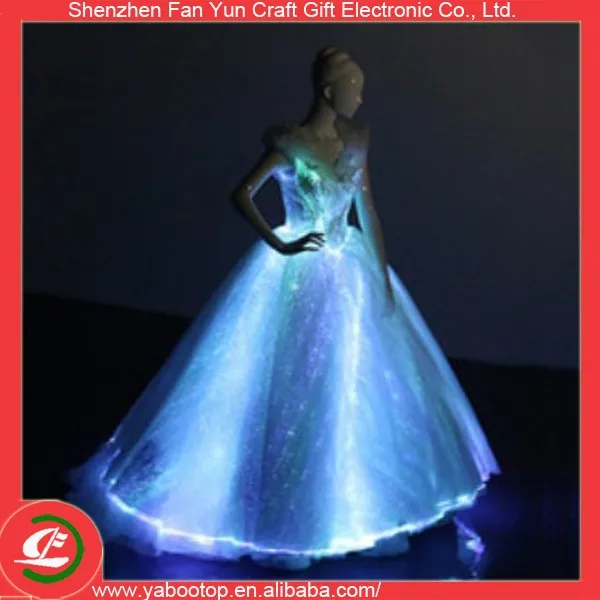 Led Optical Fiber Clothes For Night Club Bar And Party In Stage ...