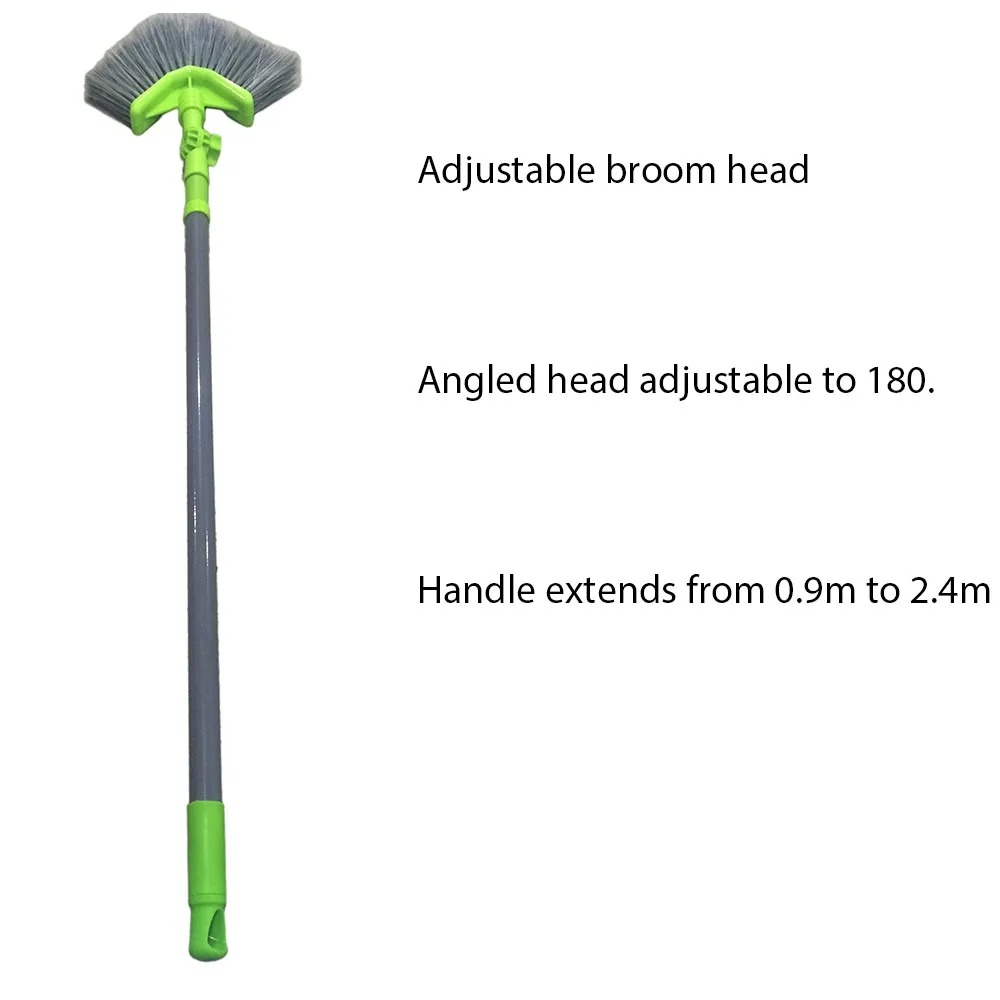 Telescopic Ceiling Broom With Metal Broom Handles Cobweb Broom - Buy ...