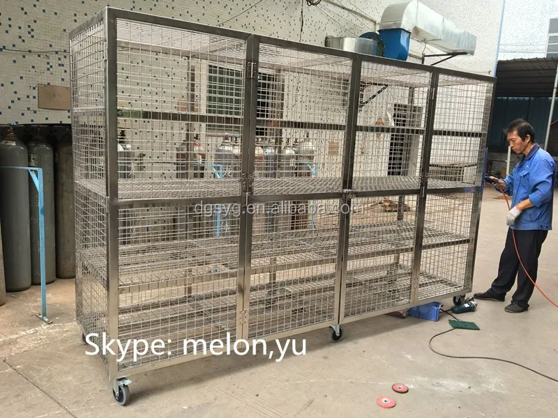 Custom Mobile Large Stainless Steel Security Cage - Buy Custom Mobile ...