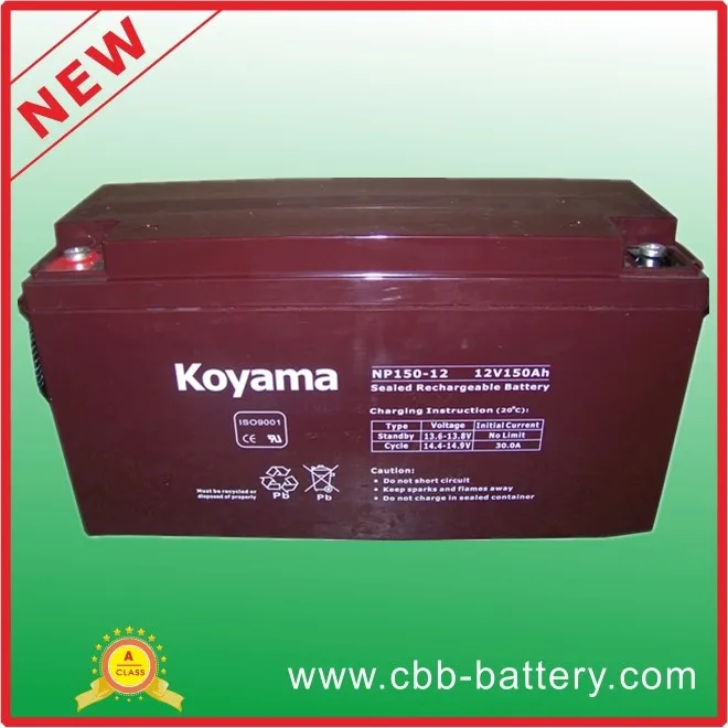 12v150ah Accumulator (agm) Sealed Lead Acid Rechargeable Battery With ...