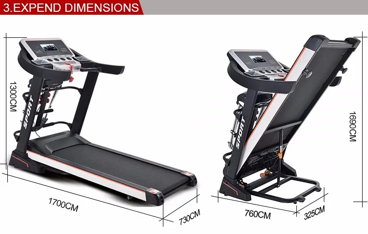 Liijiujia Electric Commercial Gym Equipment Fitness Folding Sports ...