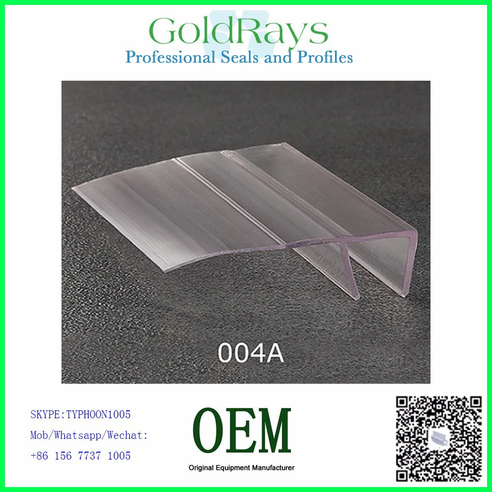 Glass Shower Door Frame Sealing Strip Double Hinge Plastic Seal - Buy ...