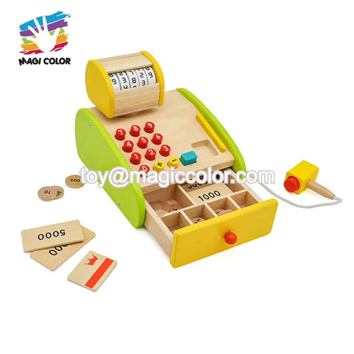 Wholesale Kids Pretend Play Cash Register Wooden Cashier Toy W10a062 ...