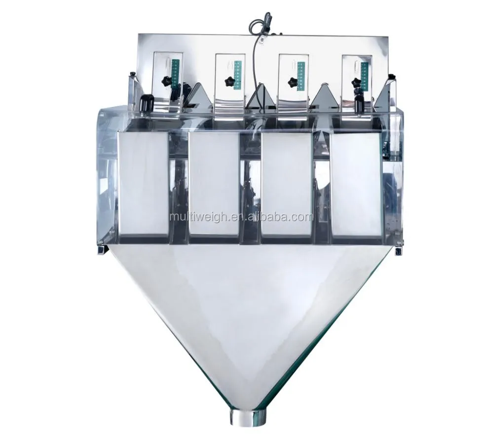 4-head Linear Weigher For Weighing And Filling Milk Powder - Buy 4 ...